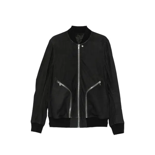Rick Owens Jackets Bomber Jackets - Black