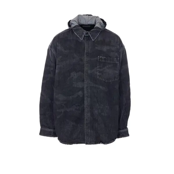 Balenciaga Denim Shirt Parka