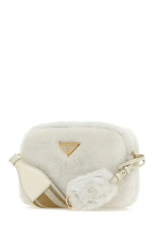 Prada Shearling Crossbody Bag