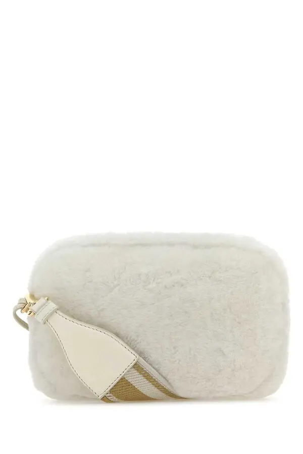 Prada Shearling Cross Body Bag