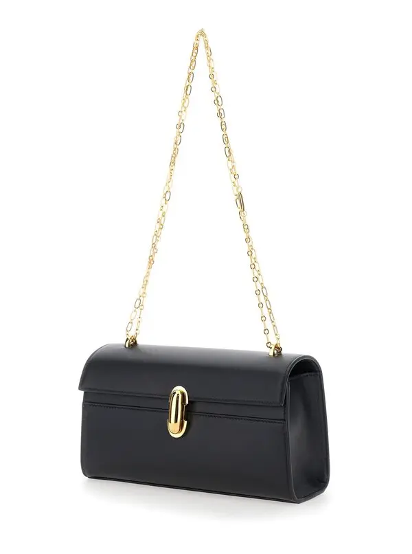 Savette Chain Symmetry Leather Shoulder Bag - Multicolor