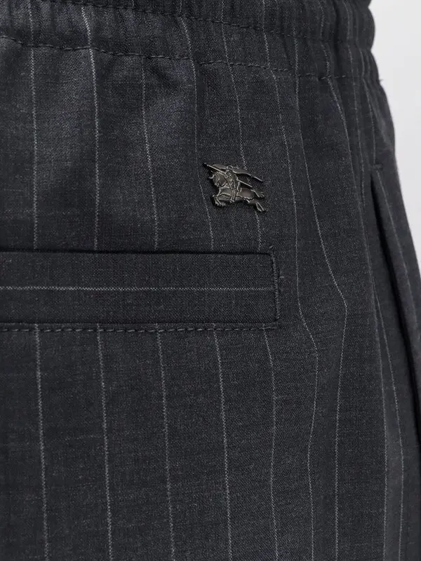 Burberry Wool Trousers With Drawstring