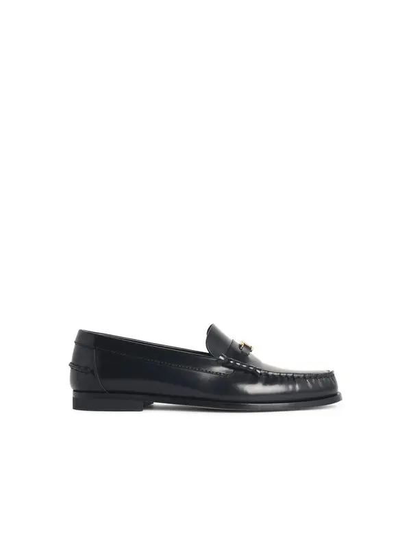 TOD'S Leather Loafers - Black