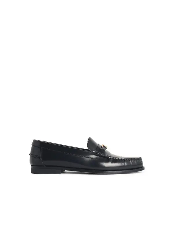 TOD'S Leather Loafers - Black