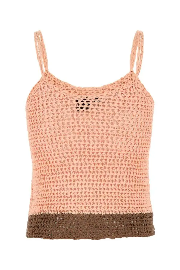 Loewe Two-tone Crochet Top