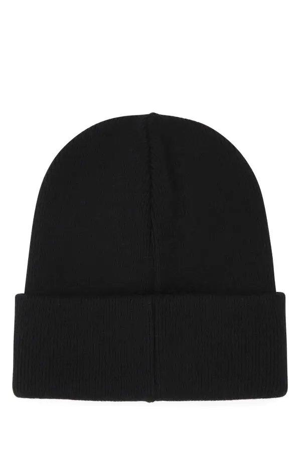 Dsquared2 Wool Beanie Hat - Black