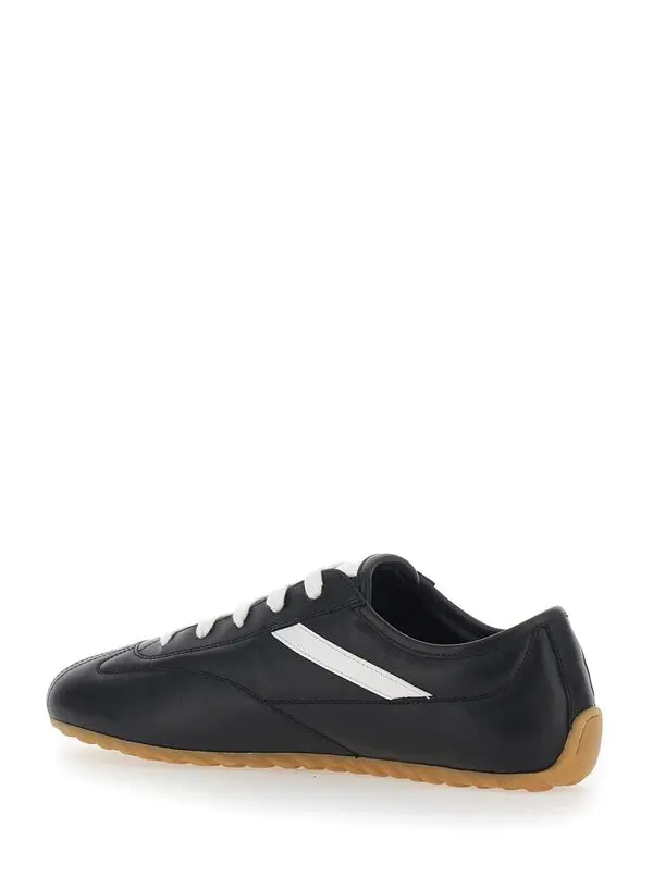 Alexander McQueen Leather Low Top Sneakers - Multicolor