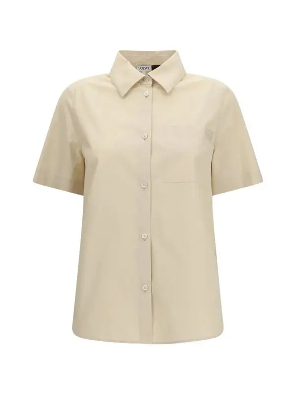 Loewe Cotton Shirt - Cream