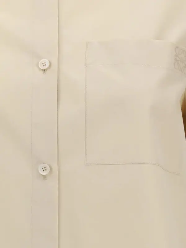 Loewe Cotton Shirt - Cream