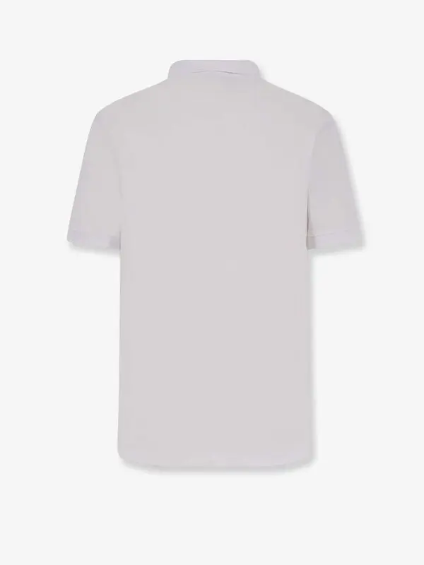 Stone Island Cotton Polo Shirts - White