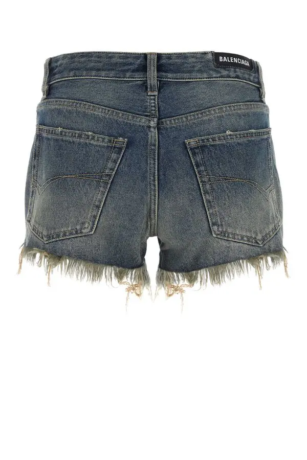 Balenciaga Denim Shorts