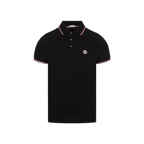 Moncler Ss Polo T-shirt - Black