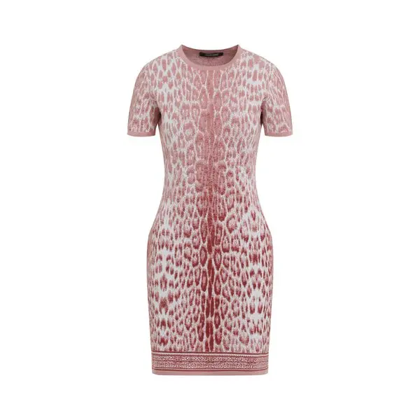 Roberto Cavalli Jaguar Print Dress