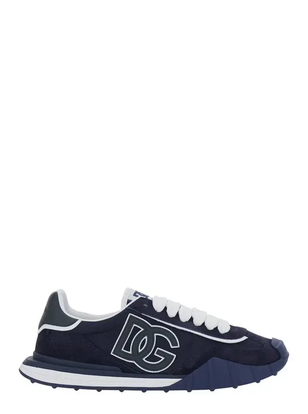 Dolce & Gabbana Suede And Tech Fabric Sneakers