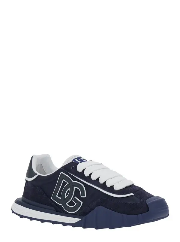 Dolce & Gabbana Suede And Tech Fabric Sneakers