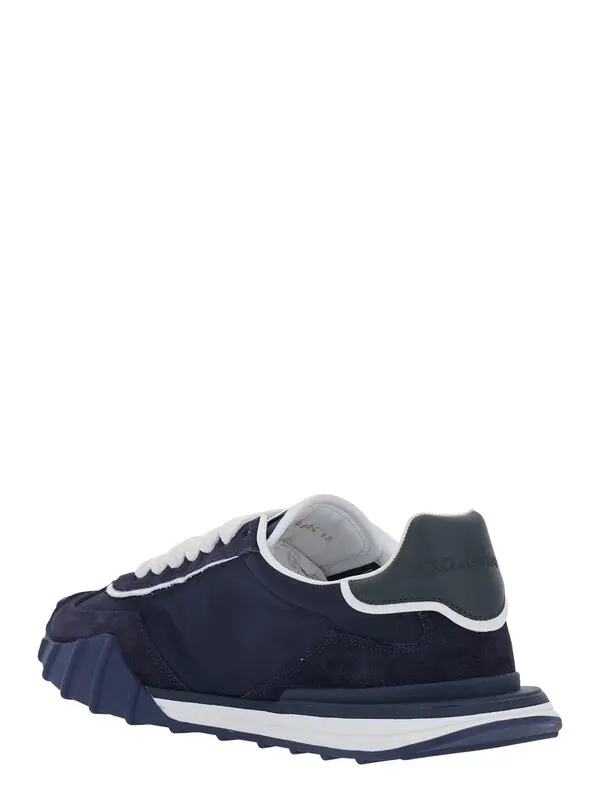 Dolce & Gabbana Suede And Tech Fabric Sneakers