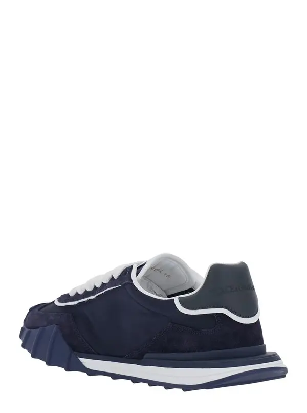Dolce & Gabbana Suede And Tech Fabric Sneakers - Multicolor