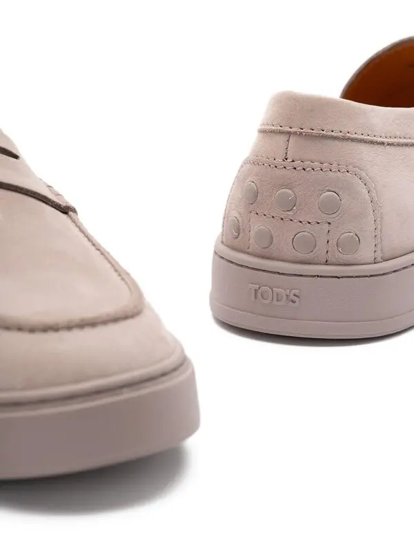 TOD'S Suede Leather Loafers - Multicolor