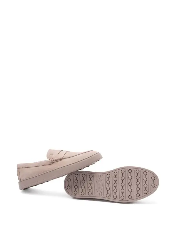 TOD'S Suede Leather Loafers - Multicolor