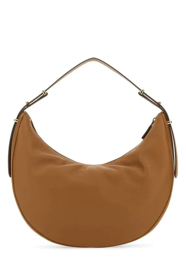 Prada Caramel Leather Big Arquã¨ Handbag