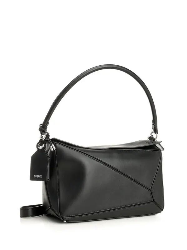Loewe Puzzle Featherlight Bag - Black