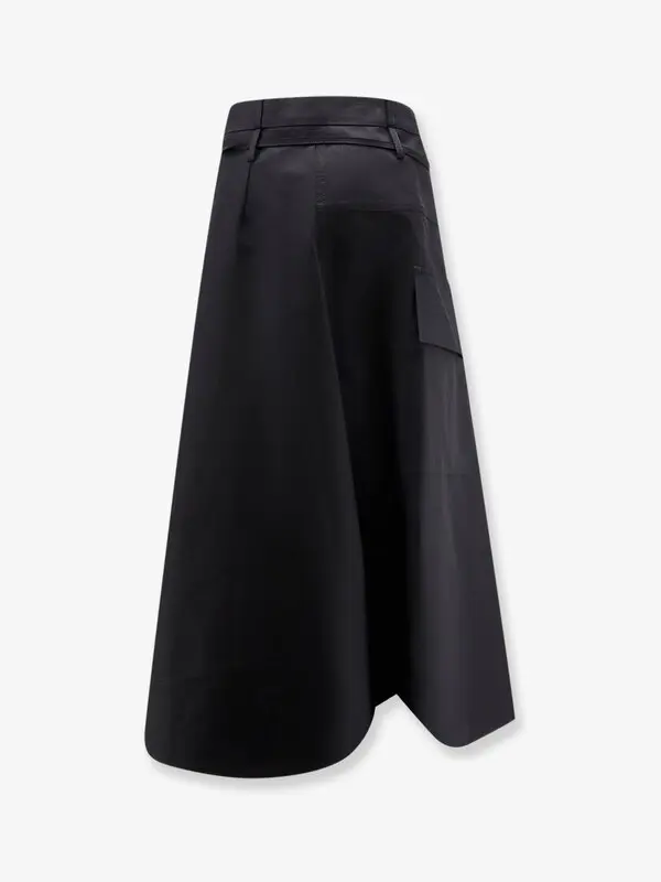 Bottega Veneta Compact Cotton Canvas Skirt