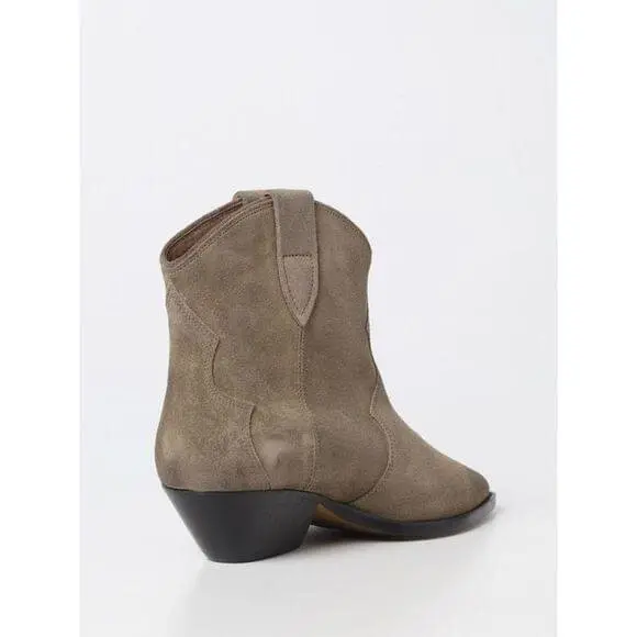 Isabel Marant Étoile Dewina Suede Cowboy Ankle Boots