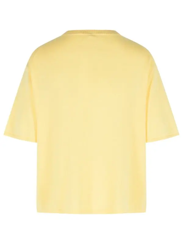 LISA YANG Cotton And Cashmere T-shirt - Yellow
