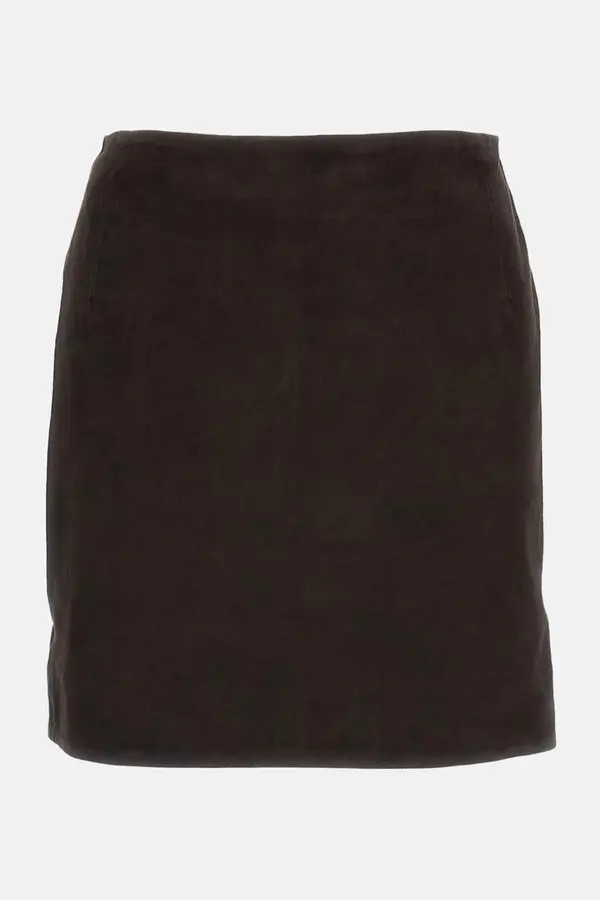 ROTATE BY BIRGER CHRISTENSEN Suede Mini Skirt - Multicolor