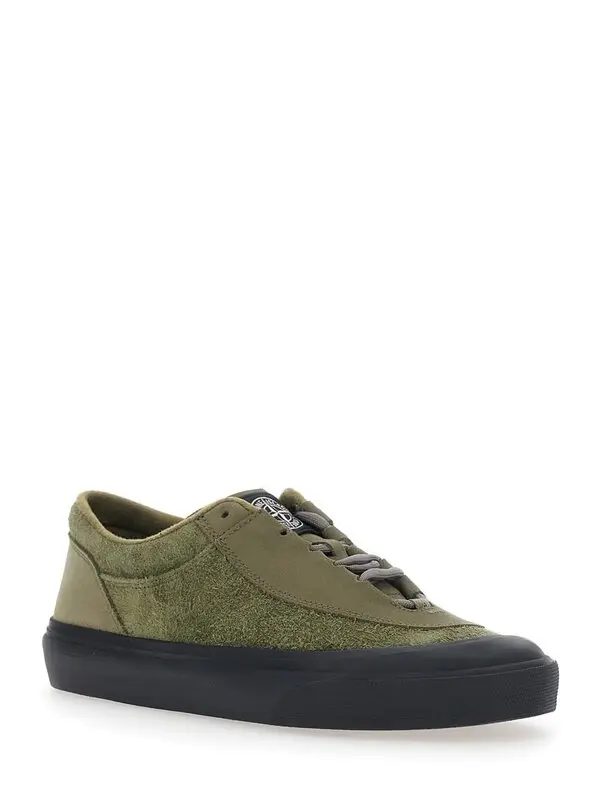 Stone Island Suede Low Top Sneakers - Green