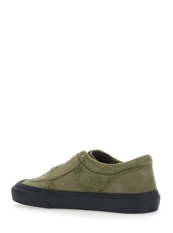 Stone Island Suede Low Top Sneakers - Green
