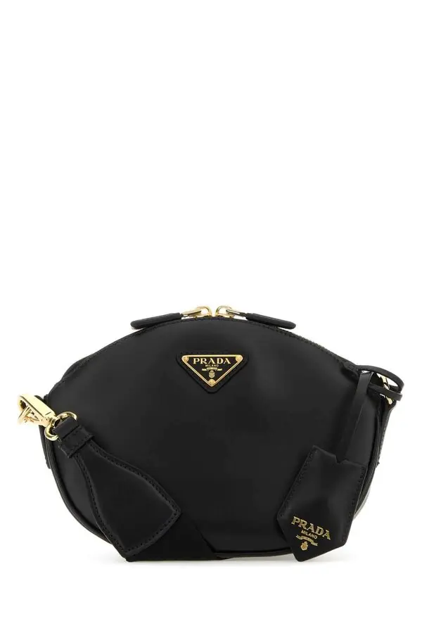 Prada Leather Crossbody Bag - Black