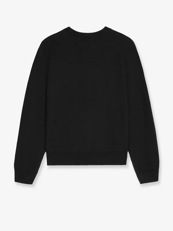 Celine Wool Sweater With Logo Embroidery