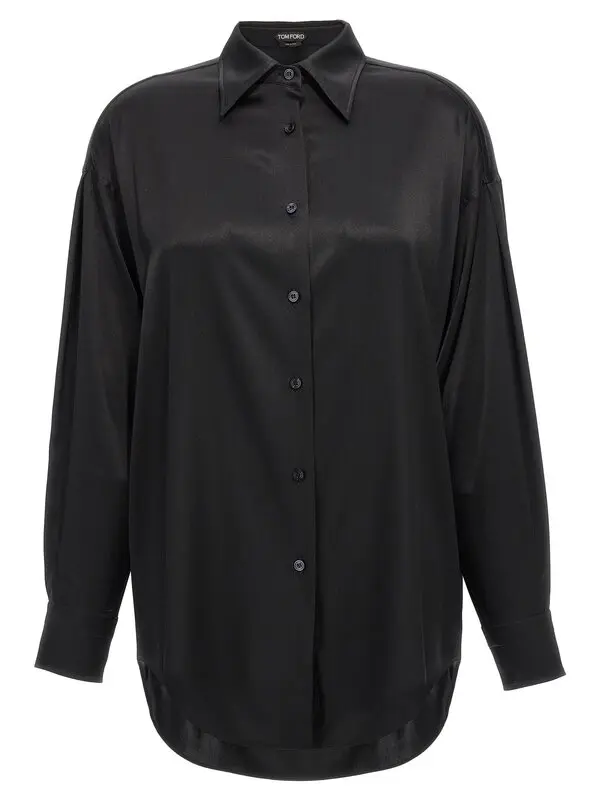 TOM FORD Silk Shirt - Black