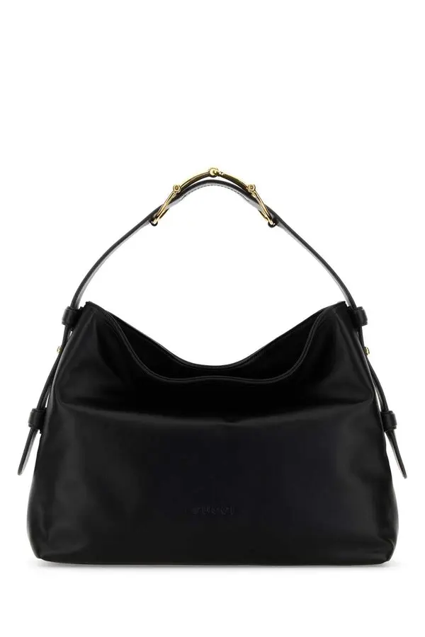 Gucci Leather Medium Beatrix Shopping Bag - Black