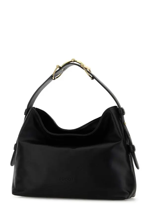 Gucci Leather Medium Beatrix Shopping Bag - Black