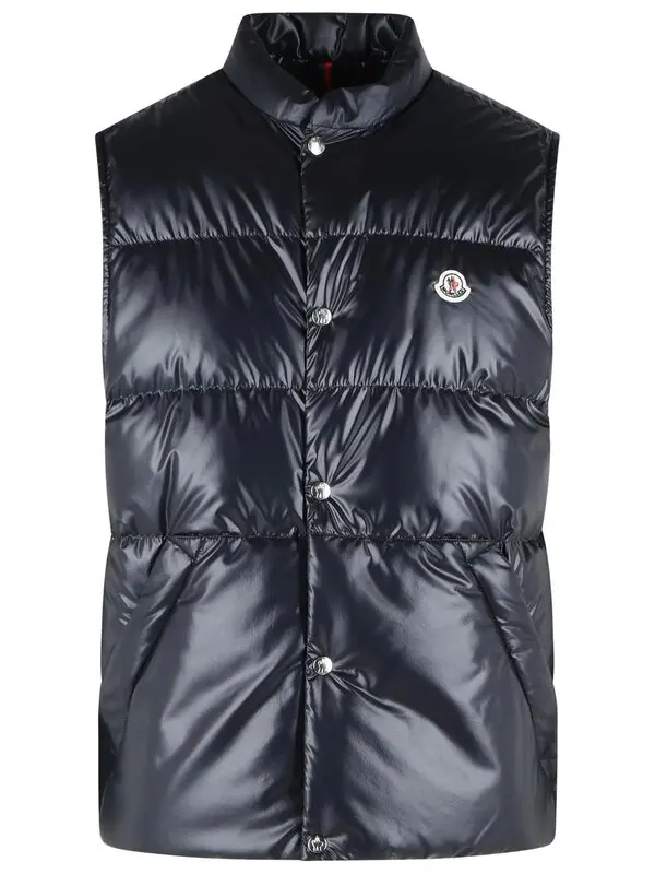 Moncler Restigo' Navy Polyester Vest