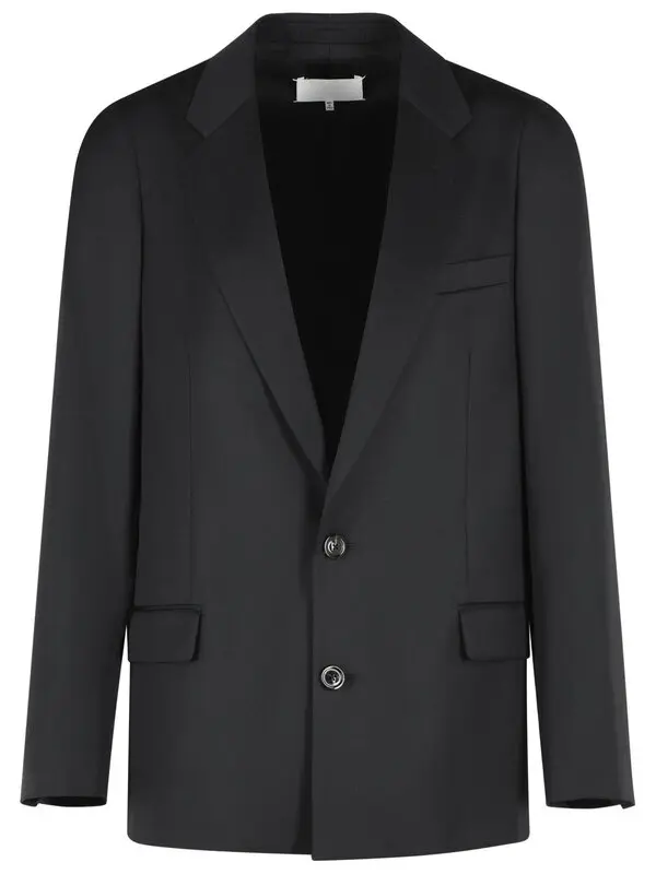 MAISON MARGIELA Virgin Wool Blazer - Black