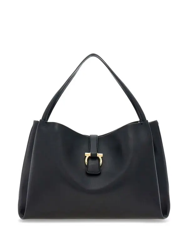 FERRAGAMO Large Softened Tote Bag - Black