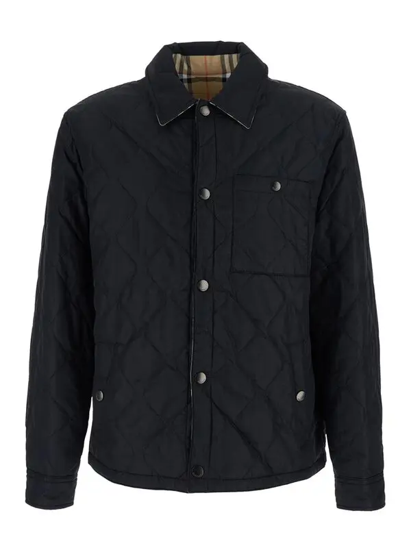 Burberry Brighton Quilted Reversible Tech Fabric Jacket - Multicolor