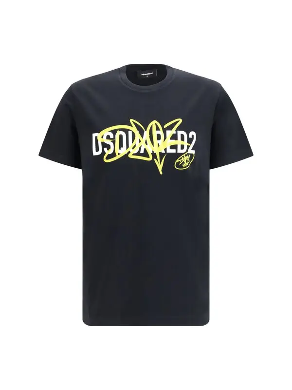 Dsquared2 Cotton Printed T-shirt