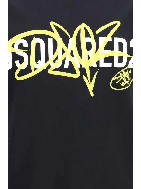 Dsquared2 Cotton Printed T-shirt