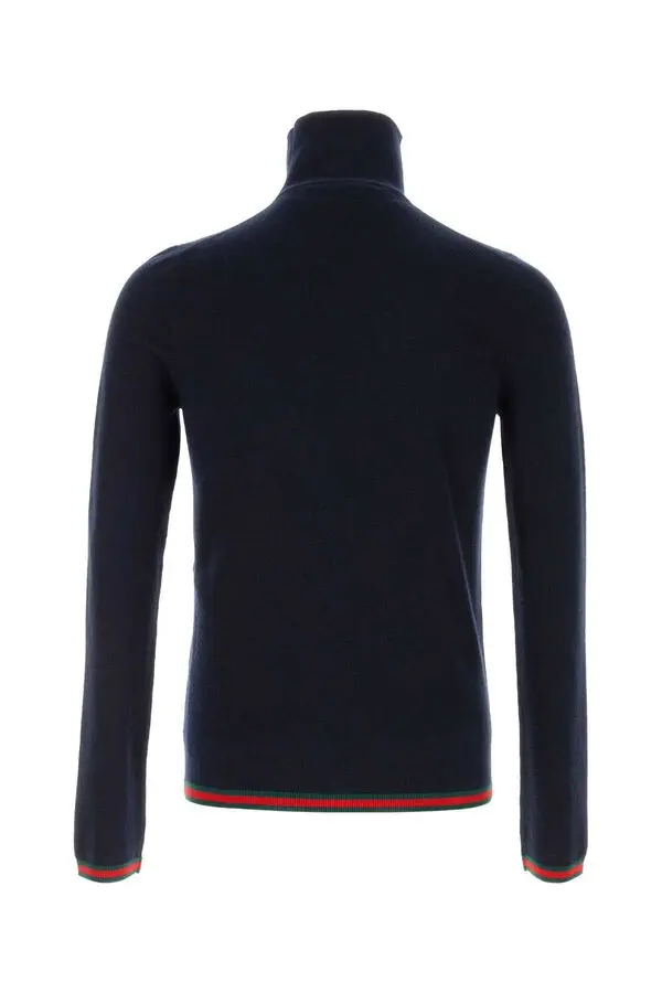 Gucci Cashmere Turtleneck Sweater - Blue