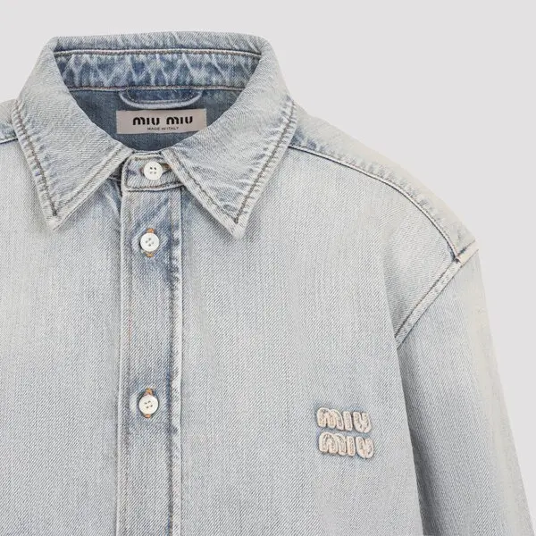 Miu Miu Denim Shirt - Blue