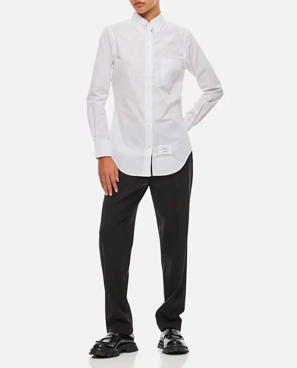 Thom Browne Classic Point Collar Poplin Shirt