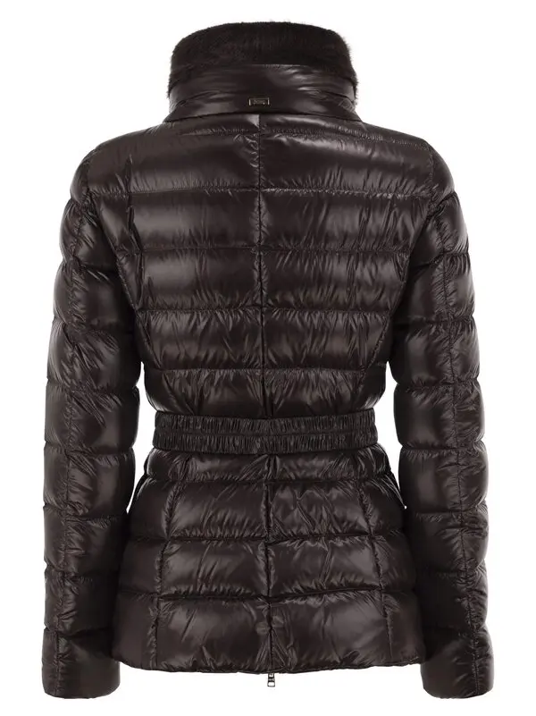 Herno Claudia Ultralight Nylon Down Jacket - Brown