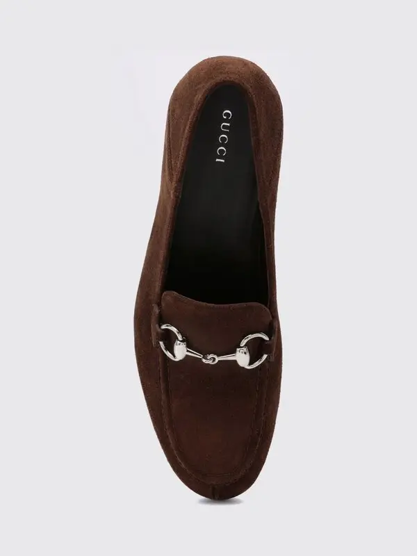 Gucci Suede Loafers With Horsebit Detail