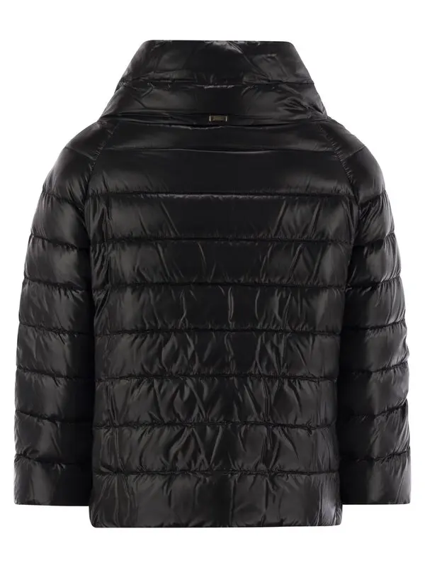 Herno Sofia Mini Cape With 3/4 Sleeves