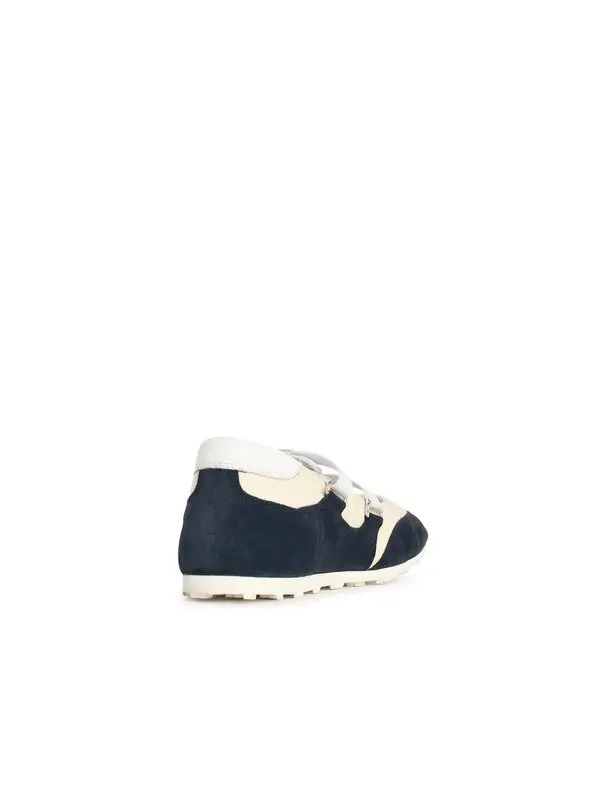 Marni Fabric And Suede Ballerina - Black