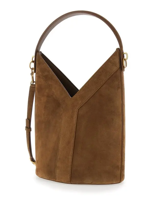 Saint Laurent Leather Bucket Handbag - Multicolor